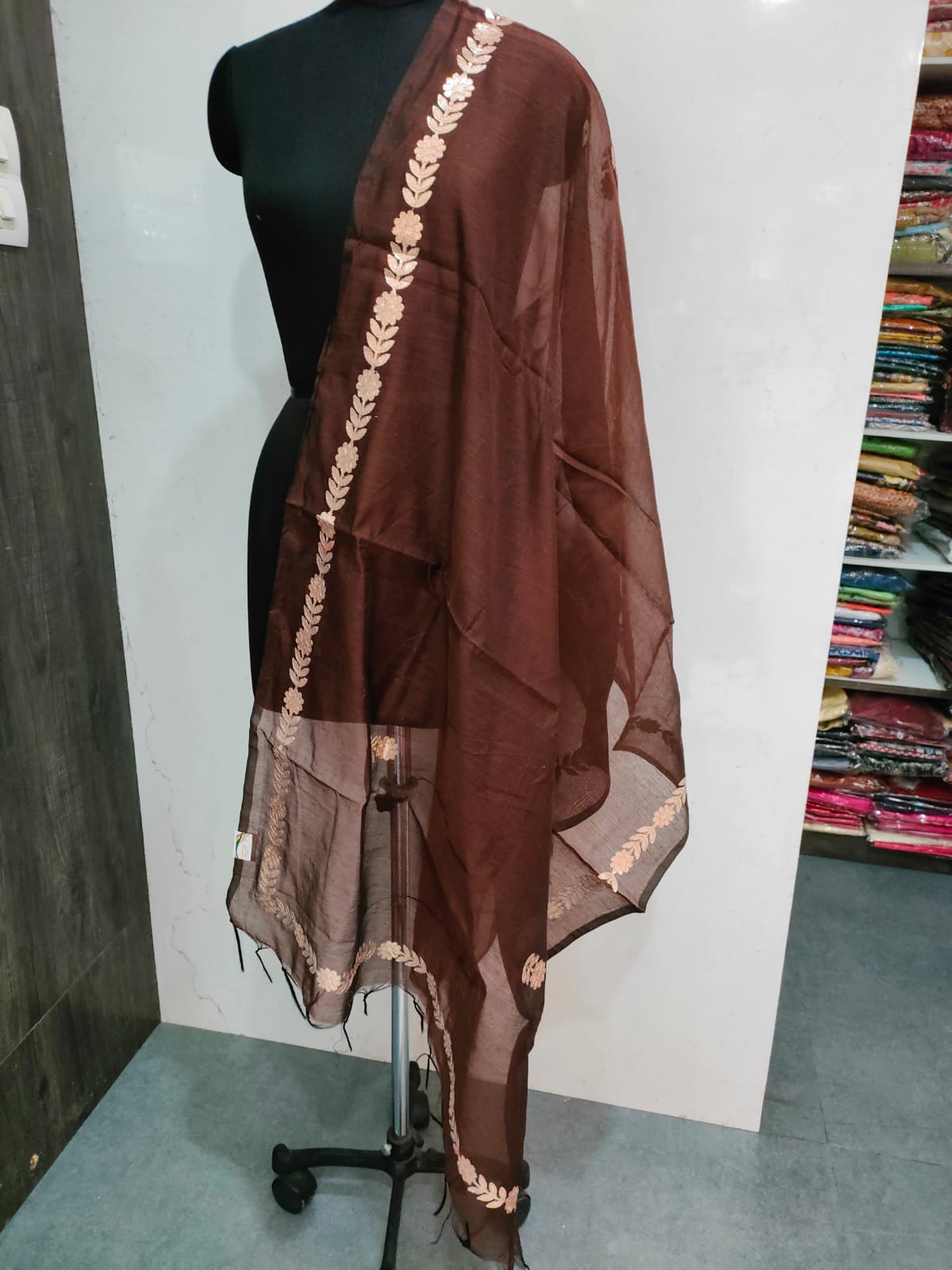 Women’s Cotton Silk Dupatta – Chitra Apparels